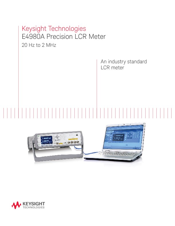 E4980A Precision LCR Meter PDF Asset Page | Keysight